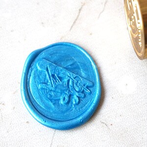 Flying Propeller Retro Vintage Plane Wax Seal Stamp KIT ,party ...