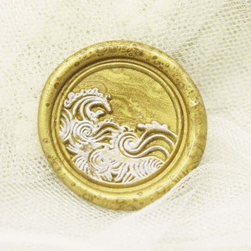 Ocean Wave Stamp - Etsy