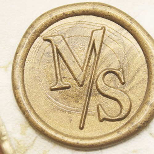 Personalized Script Initials Wax Seal Stamp/initials Custom - Etsy