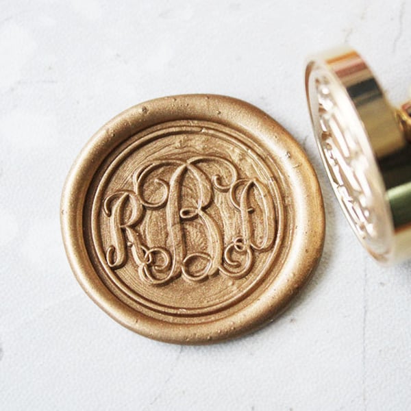 Initial Wax Seal - Etsy