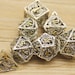 Dungeons and Dragons Polyhedral Dice Metal D&D Dice Set Call of Cthulhu ...