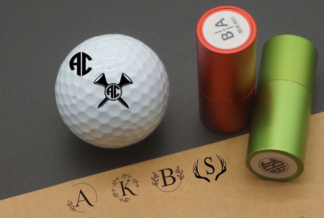 Personalized Golf Stamp, Custom Ink Stamp, Golf Ball Stamp,custom Golf ...
