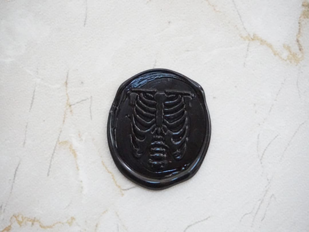 Rib Cage Wax Seal Stamp Kit Halloween Seals Stamp Party Gift C24 - Etsy