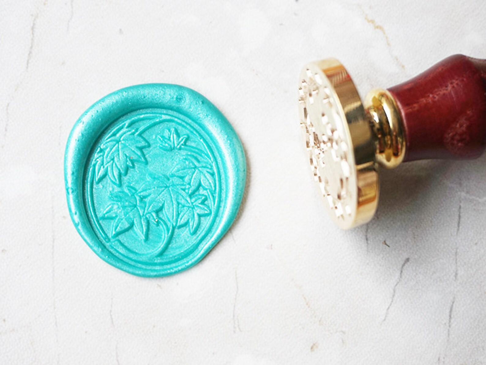Palm Tree Wax Seal Wax Seal Stamp / Custom Wax Seal Kit/ Wedding Seal ...