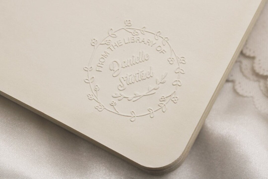 Custom Embosser Stamp From the Library of Embosser Library Stamp ...