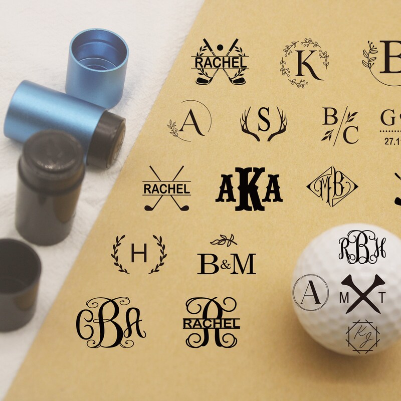 Custom Golf Ball Stamp - Etsy