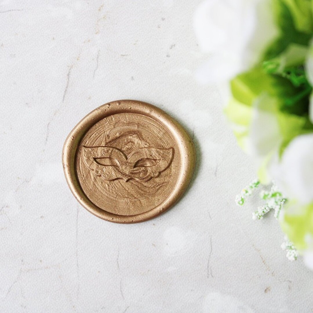 BALL MASK Wax Seal Stamp , Wedding Invitation ,custom Wedding Seals ...