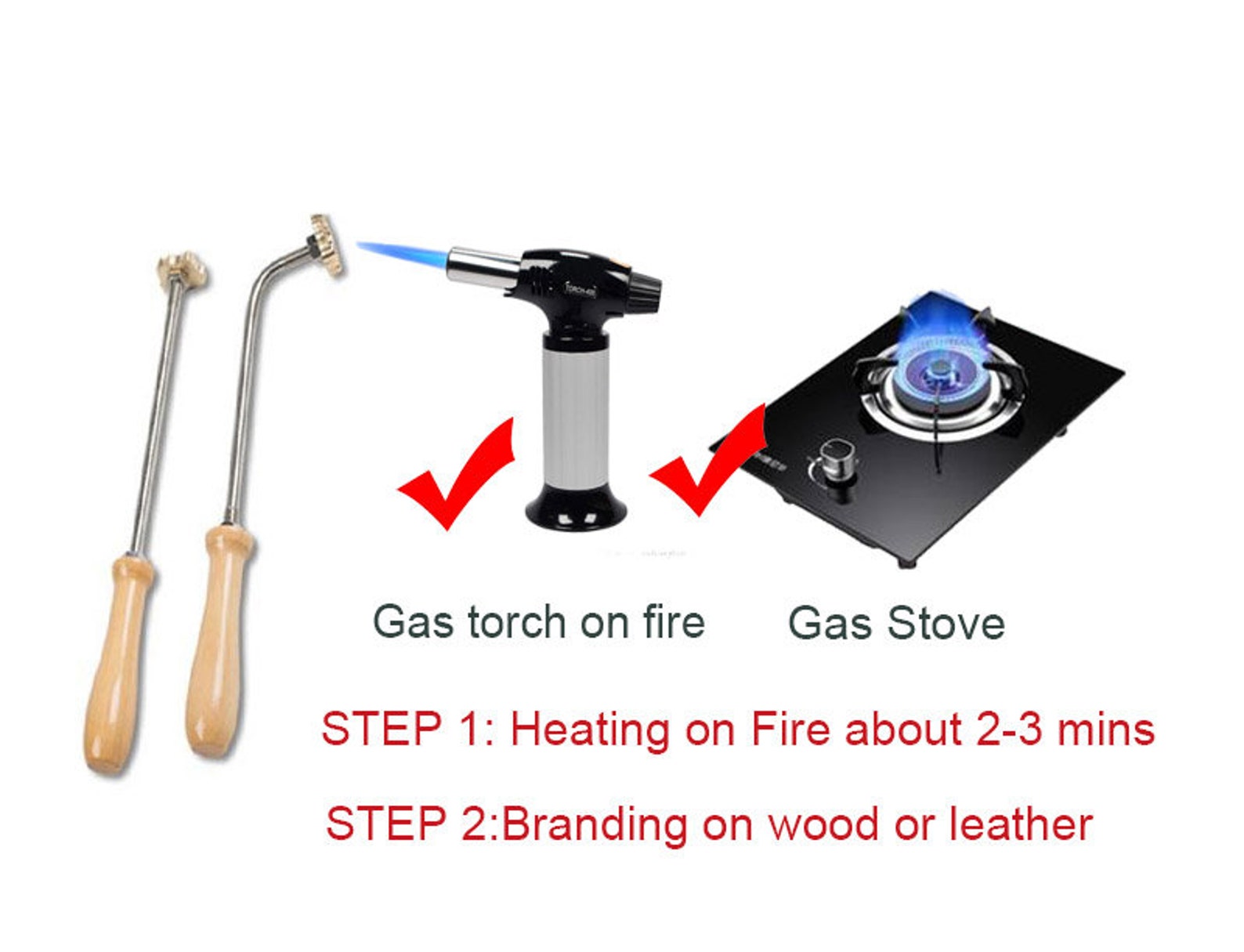 Custom Branding Iron Stamp/ Metal Stamp Heat Emboss Stamp / Custom Wood ...