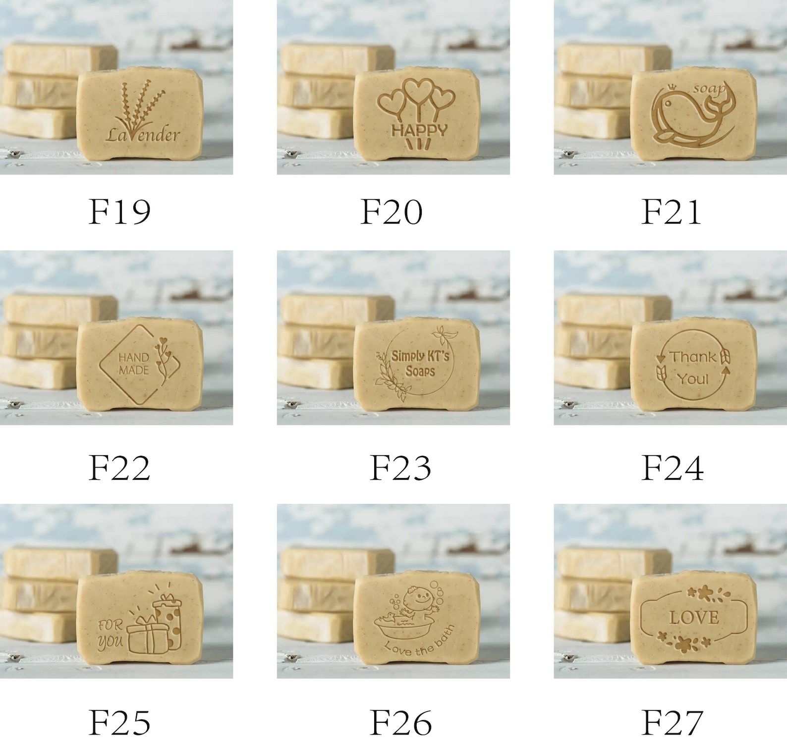 Handmade Acrylic Soap Stamppersonalized Soap Stamp Baby Soap - Etsy