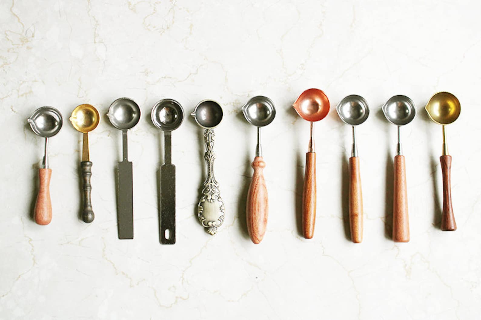 Retro Wax Melting Spoon for Wax Seal Stainless Steel Spoon | Etsy