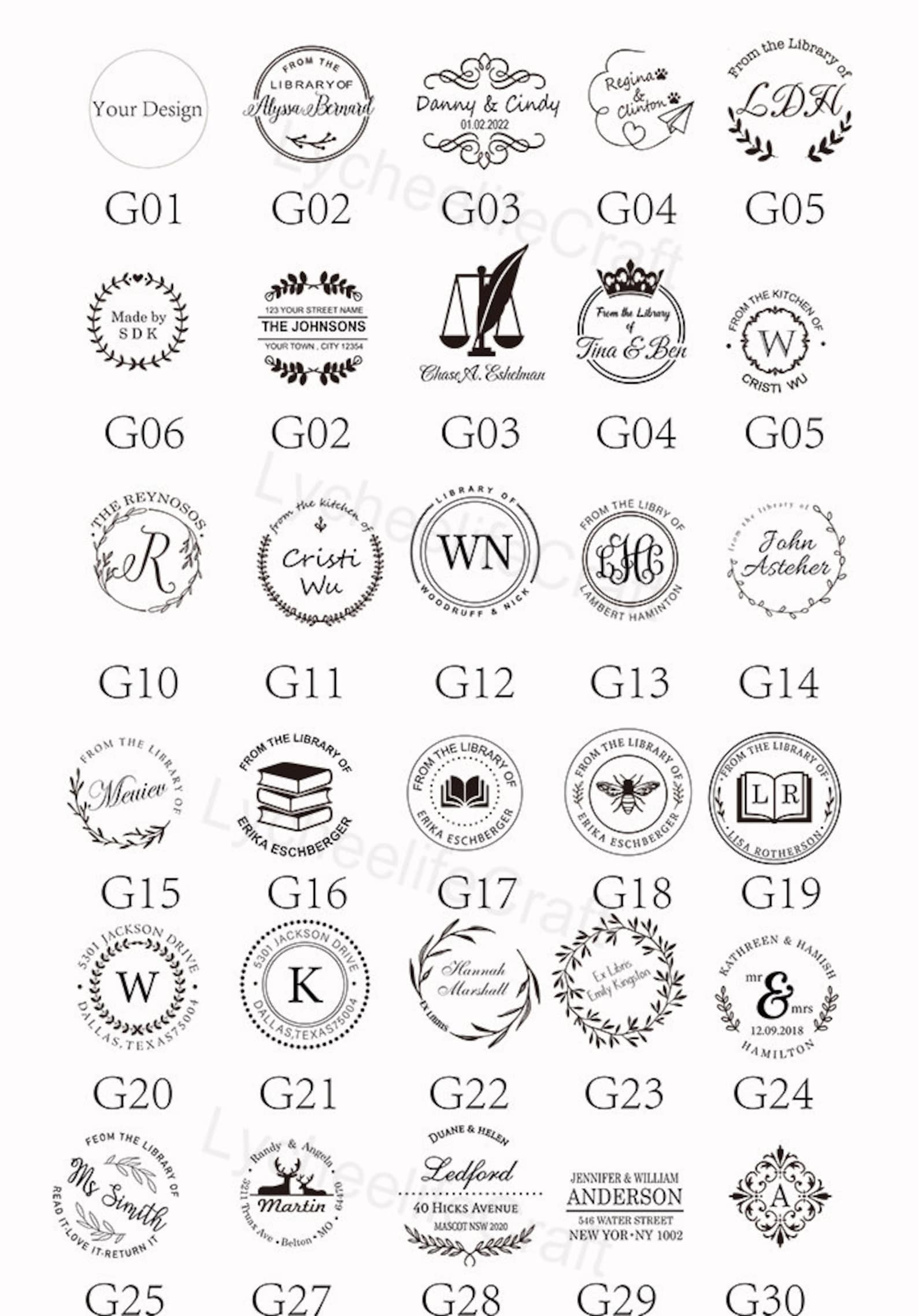 Logo Embosser Custom Embosser Personalized Embosser name | Etsy