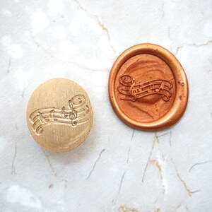 Musical Note Wax Seal Stamp/ Wedding Invitation Seal/symbol Treble Clef ...