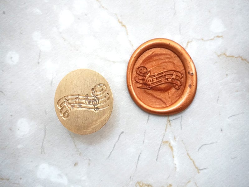Musical Note Wax Seal Stamp/ Wedding Invitation Seal/symbol | Etsy