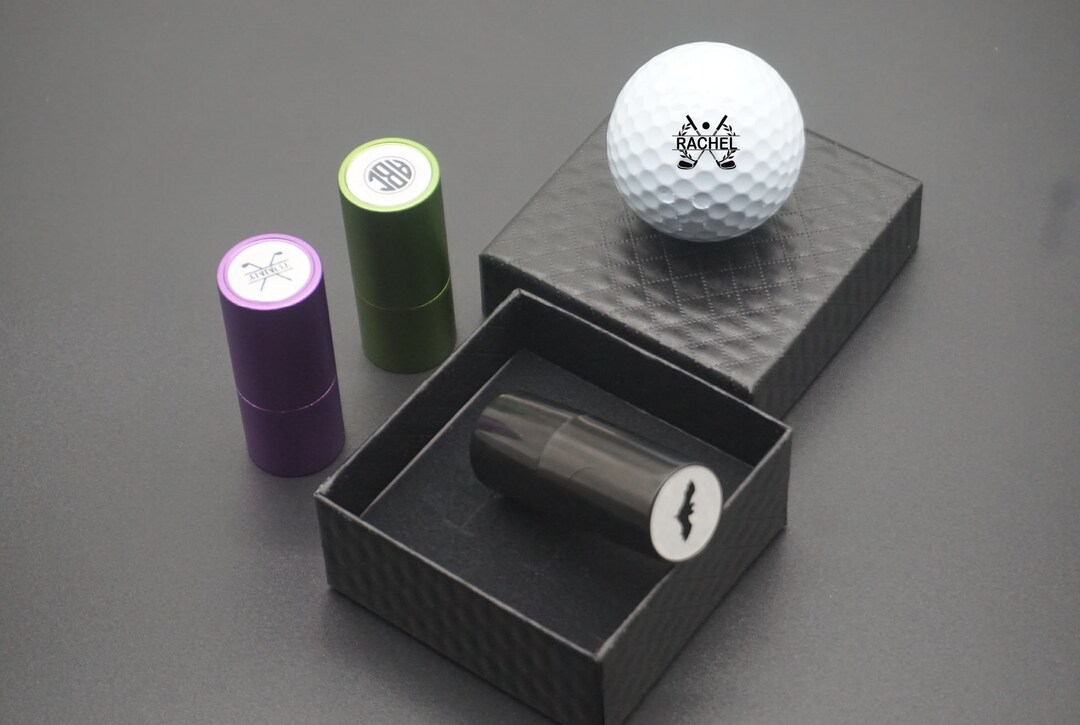 Personalized Golf Stamp, Custom Ink Stamp, Unique Golf Ball Stamp ...