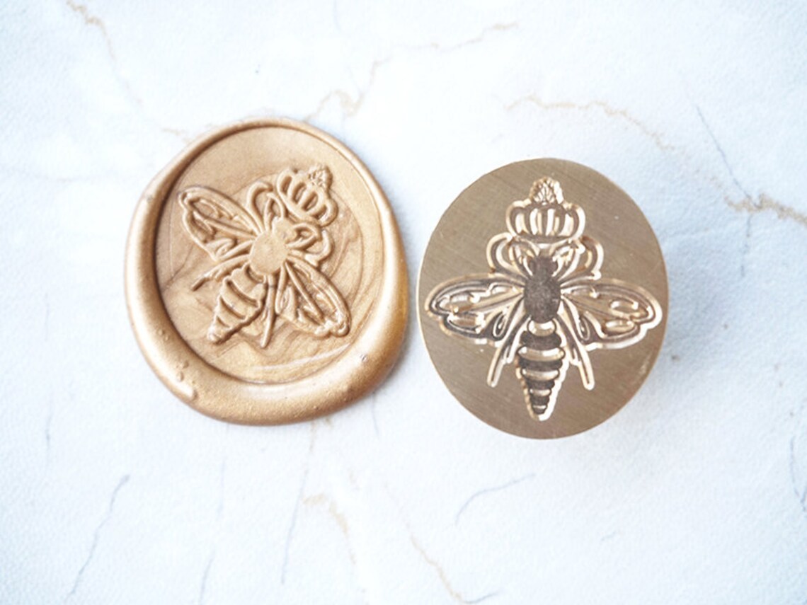 Queen Bee Wax Seal Stamp Invitation Wax Seals- Party Wax Seal- Gift ...