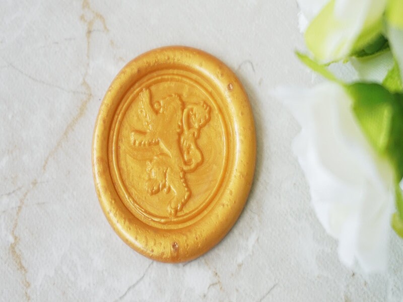 LION SIGIL Wax Seal Stampgame of Thrones Sealing Wax Stamp - Etsy