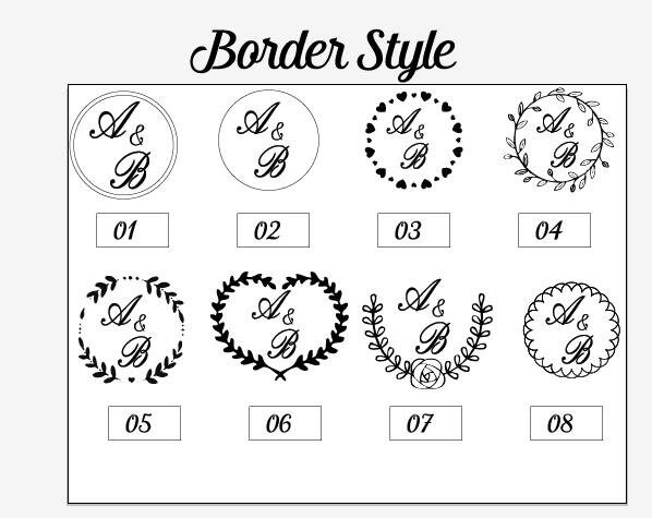 Custom Double Initial Wax Seal Stamp Personalized 2 Monogram - Etsy ...