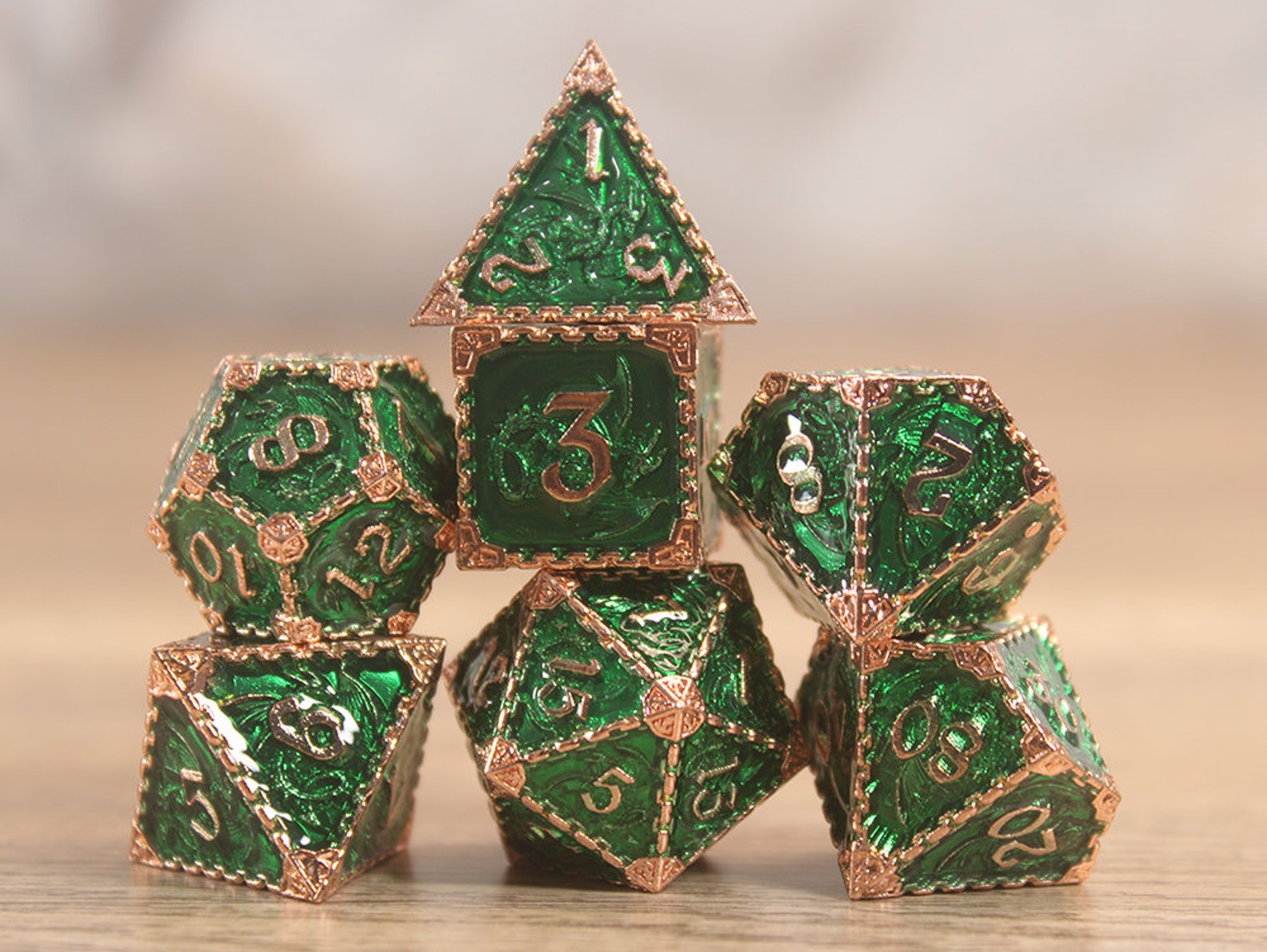 D&d-polyhedral Dice Set-dnd Dice Set-d20-rpg Dice-set of Dice Dungeons ...