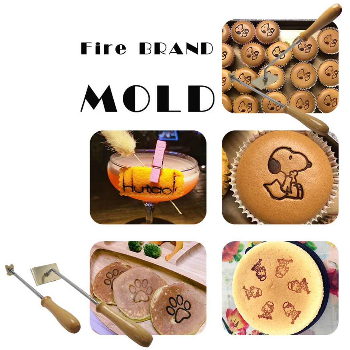 Custom Branding Iron Stamp/ Metal Stamp Heat Emboss Stamp / Custom Wood ...