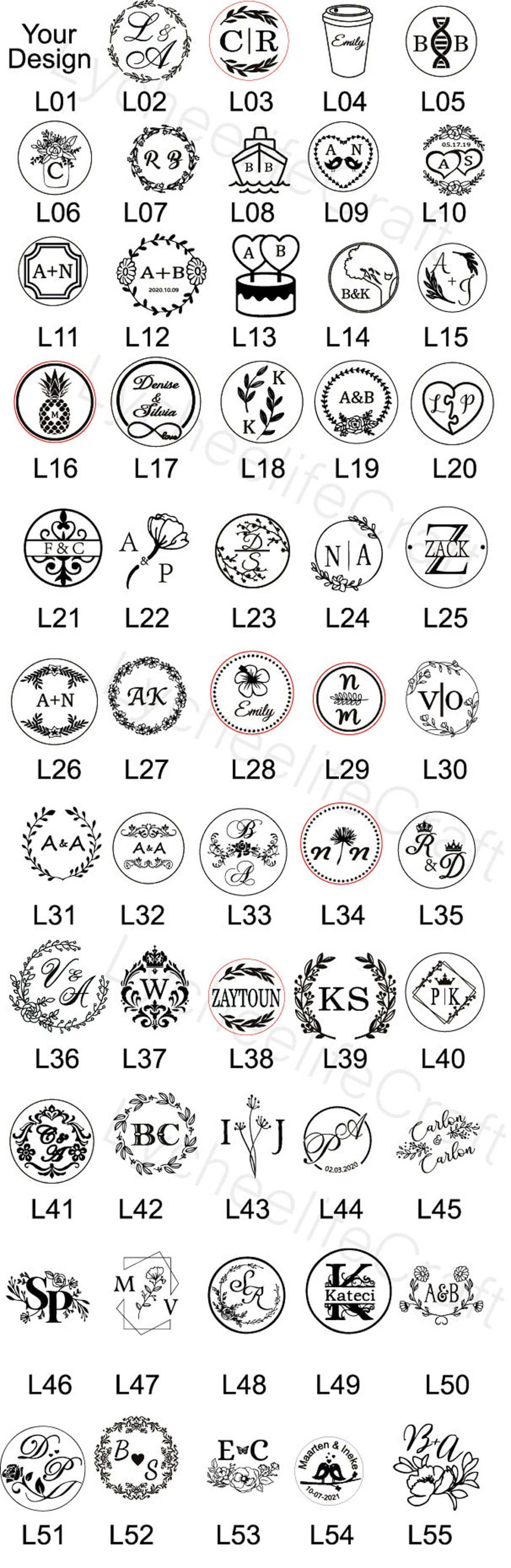 Custom Monogram Embosser Monogram Embosser Custom Embosser - Etsy