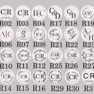 Initials Embosser Stamp, Date Embosser, Wedding Embossing Stamp, Paper ...
