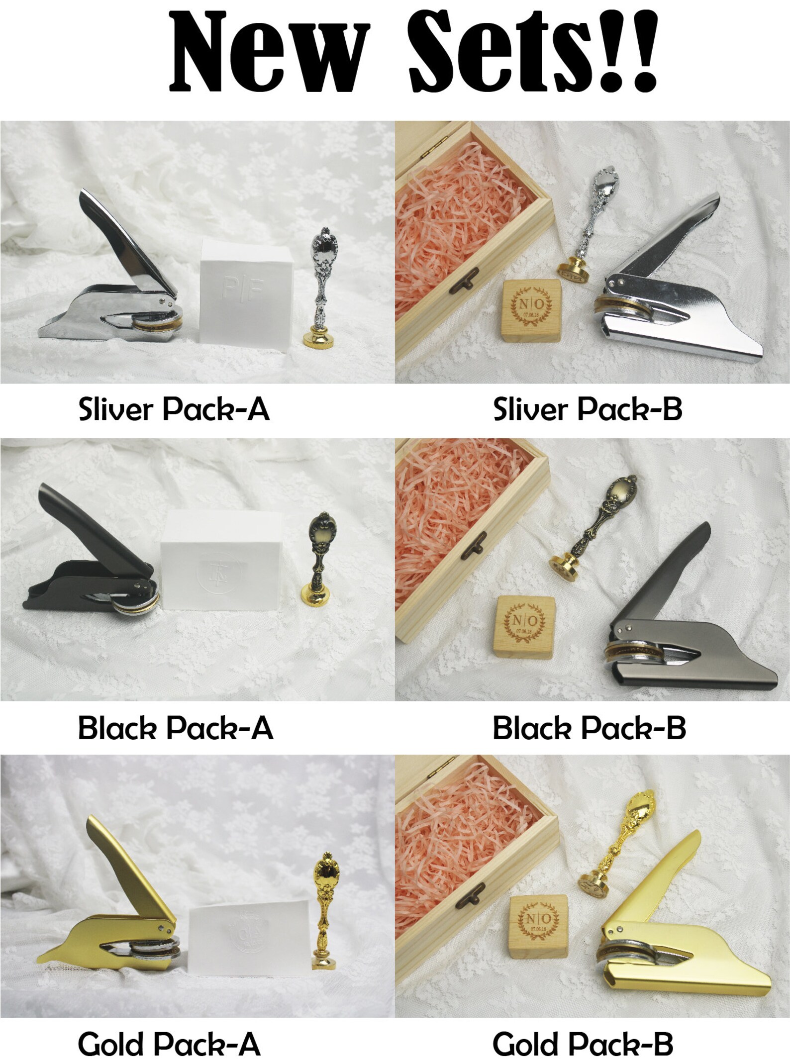 Custom Embosser Logo Stamppersonalized Wedding Embossing - Etsy