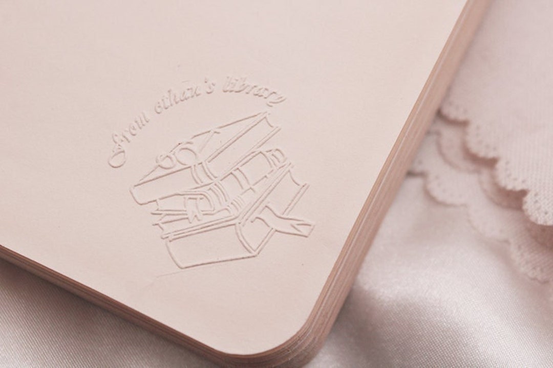 From the Library Embosser/personalized Library Stamp/custom Book Lover ...