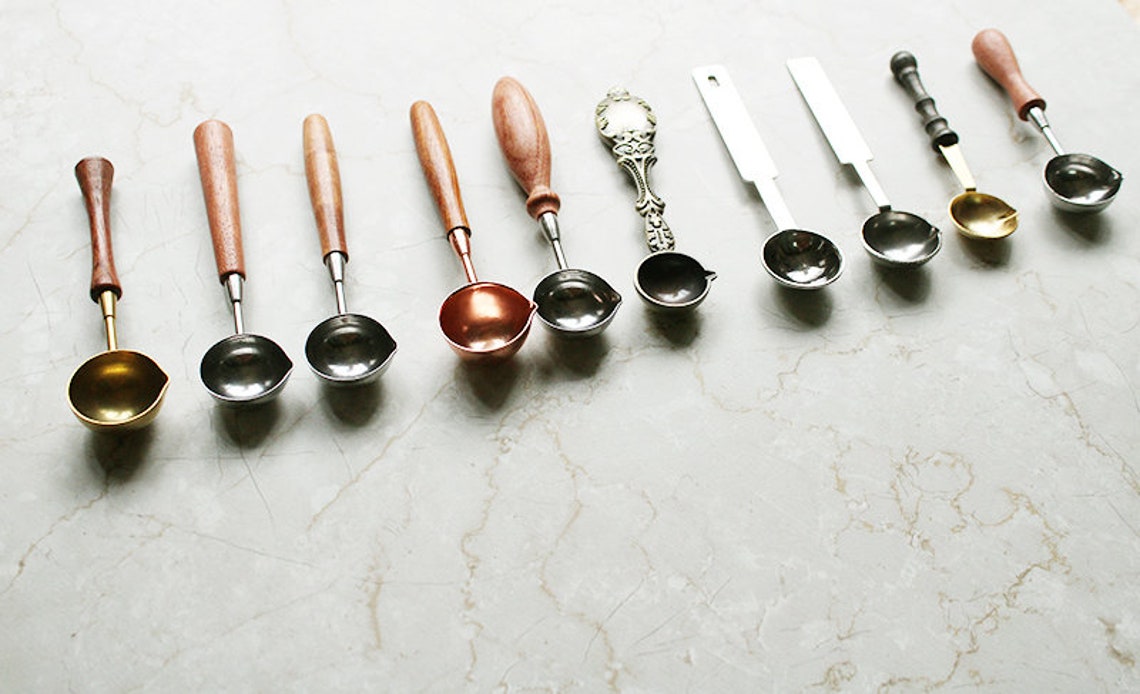 Retro Wax Melting Spoon for Wax Seal Stainless Steel Spoon | Etsy