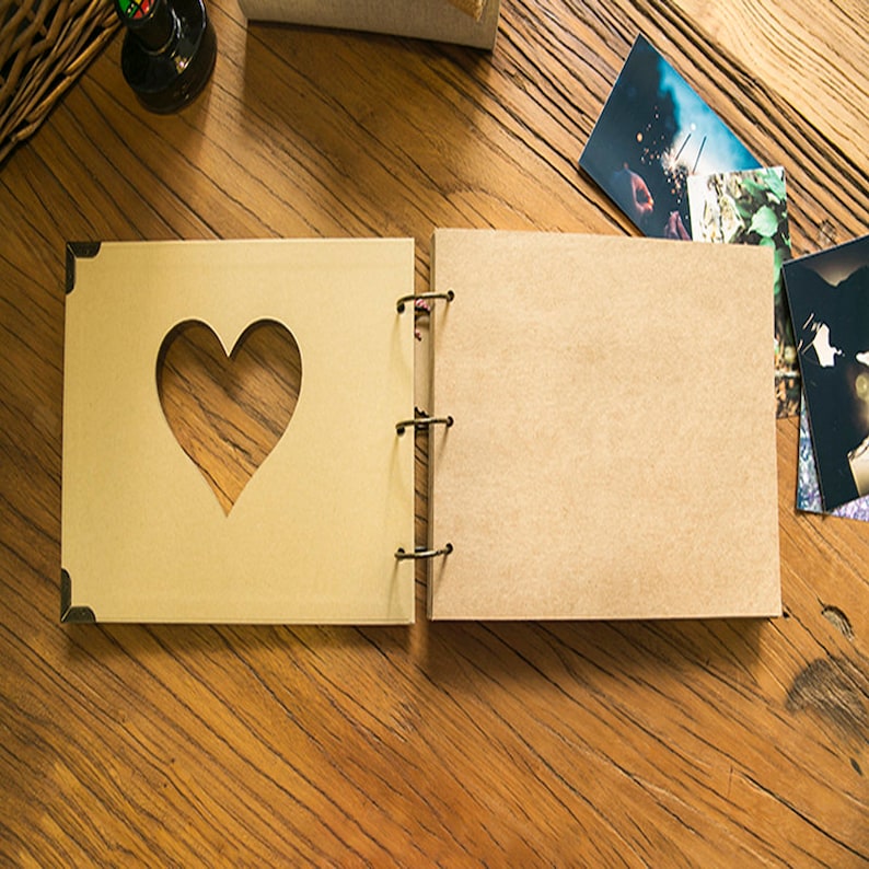 A4 Size Kraft Blank Photo Album / Wedding Photo Album/family - Etsy