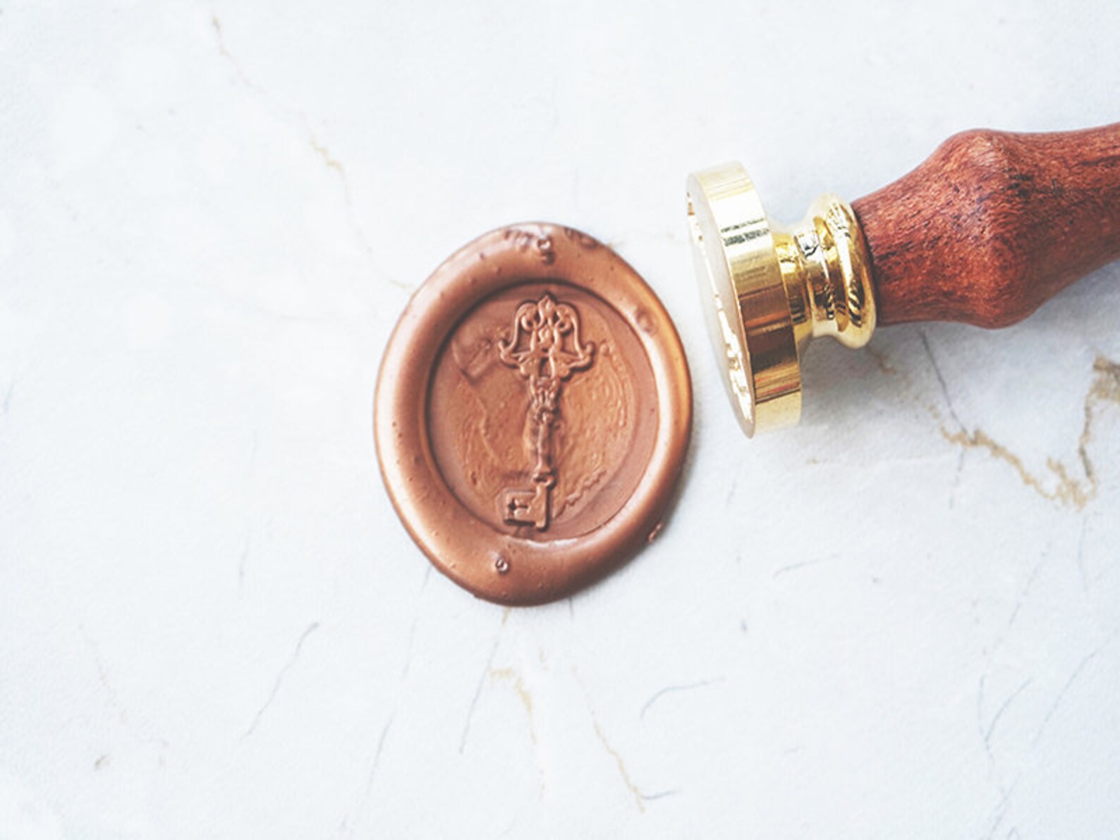 Key Wax Seal Stamp Invitation Wax Seals/ Gift Wrapping Wax Seals /party ...