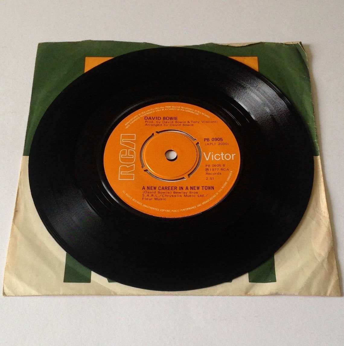 David Bowie Sound and Vision 7 Vinyl 45 Rpm Record Collector Vinyl ...