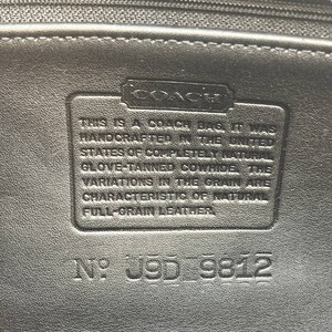 Vintage Coach Ridgefield Flap Bag 9812 Black USA 1999 - Etsy