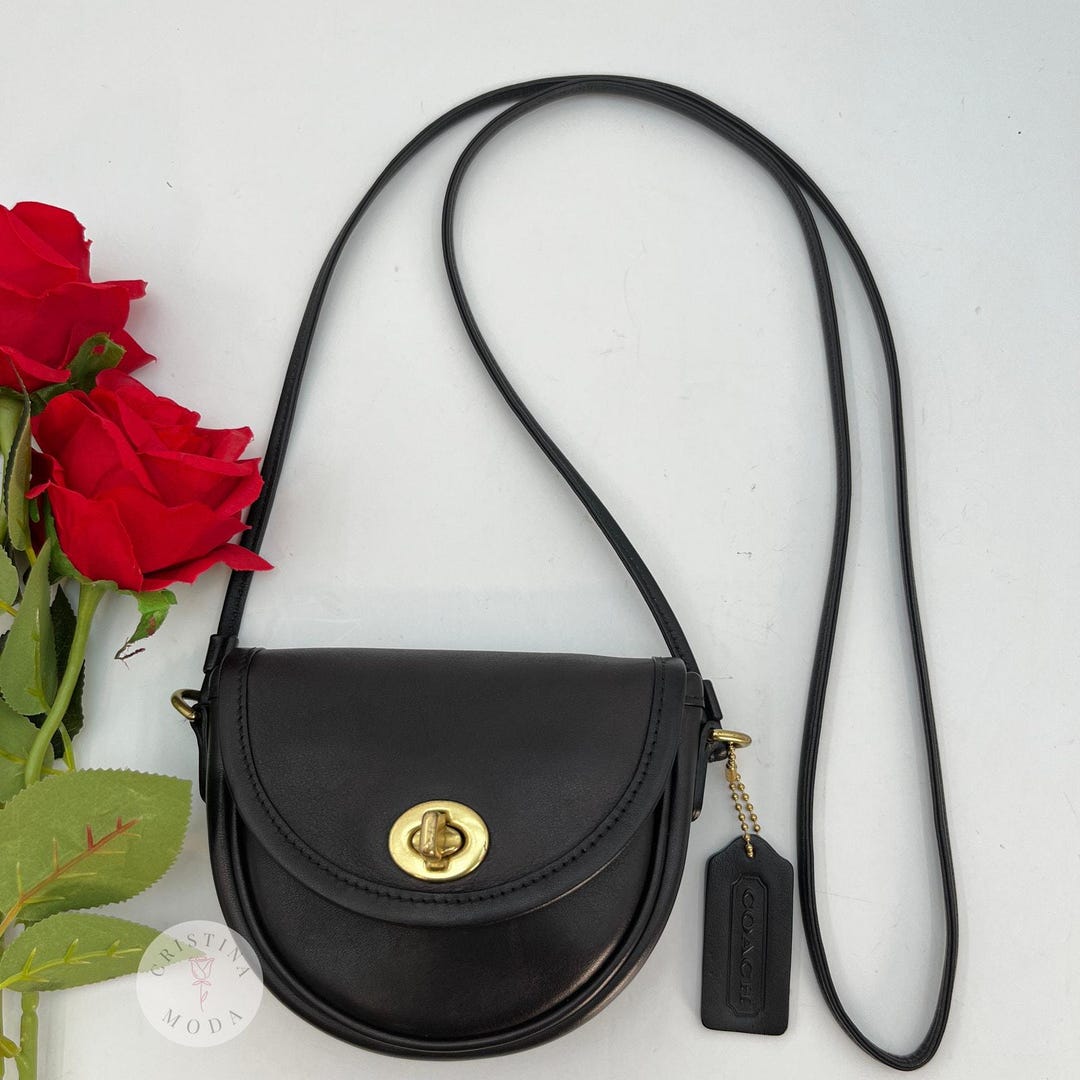Vintage Coach Mini Watson Bag 6606 Black 2002 - Etsy