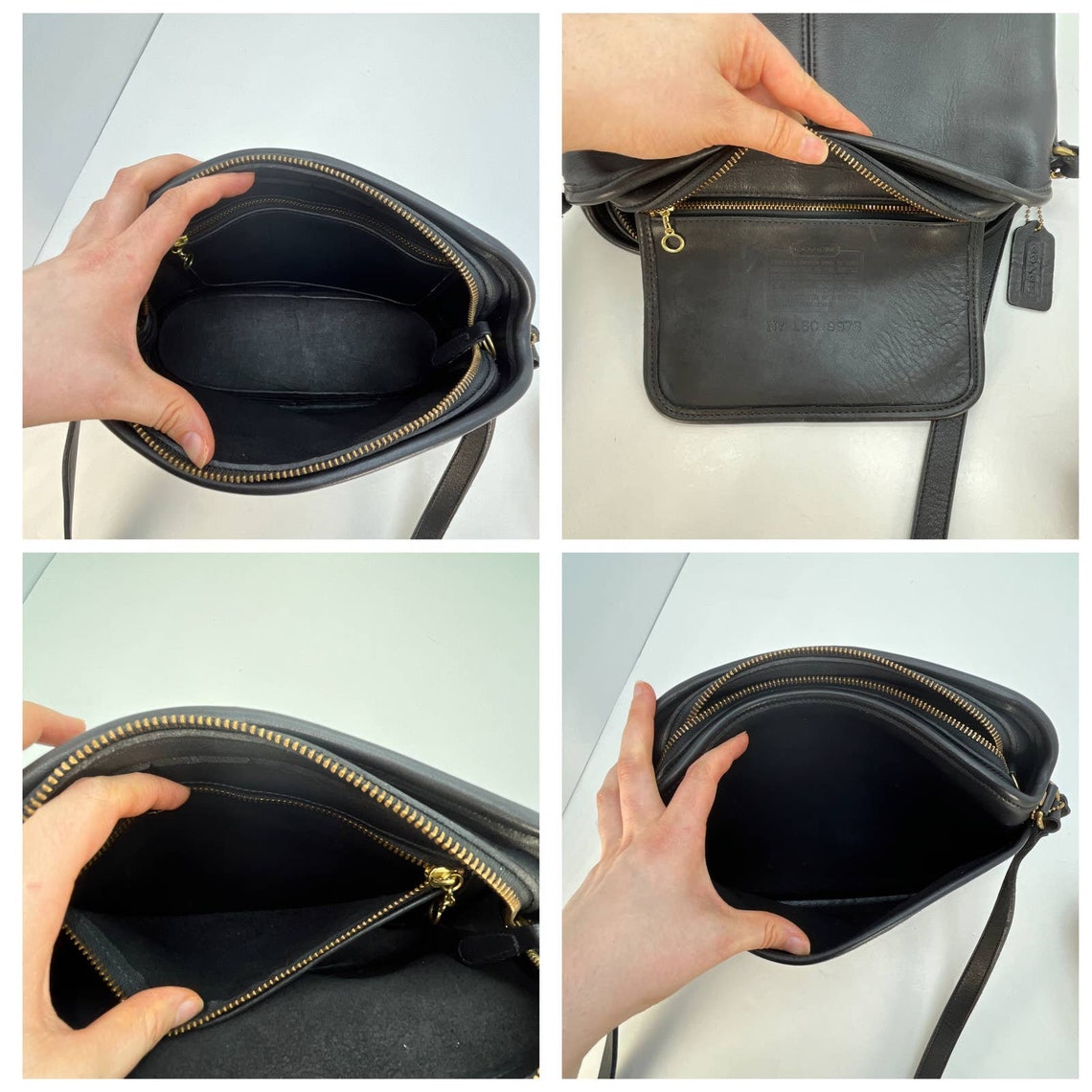 Vintage Coach Anderson Bag 9976 Black USA 1996 - Etsy