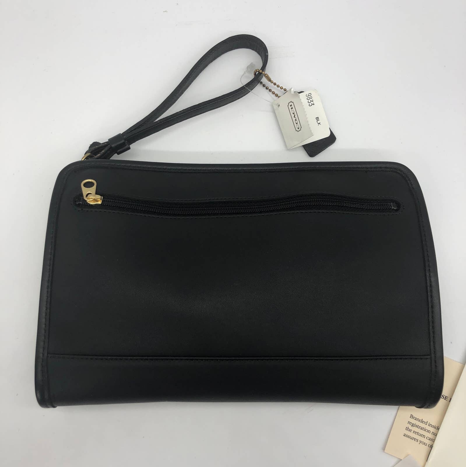NEW Vintage Coach International Clutch 9833 Black USA - Etsy