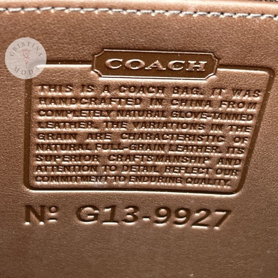 NEW Vintage Coach Willis Bag 9927 Mahogany Brown 2001 - Gem