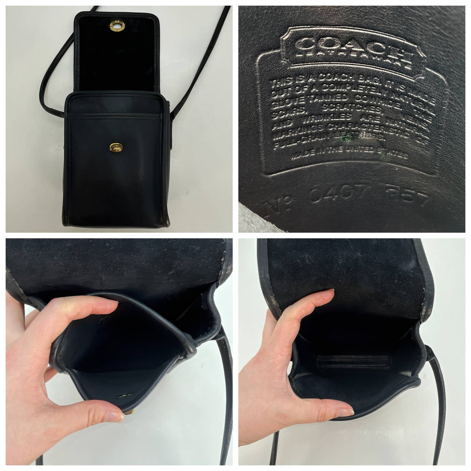 Vintage Coach Scooter Bag 9893 Navy USA - Etsy