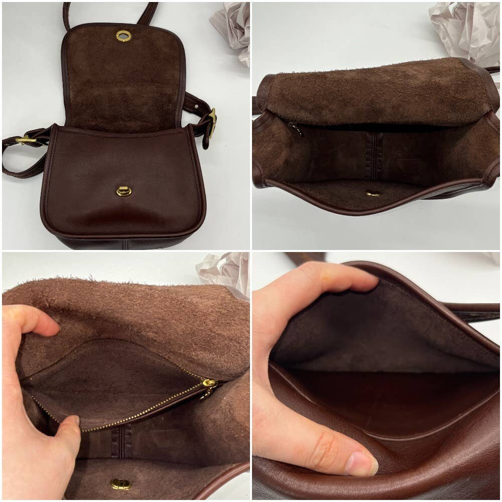 Vintage Coach Legacy Small Flap Bag 9965 Mahogany Brown 1998 - Etsy