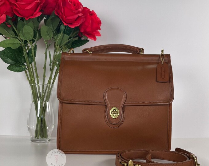 Vintage Coach Willis Bag 9927 British Tan 1997 USA - Etsy