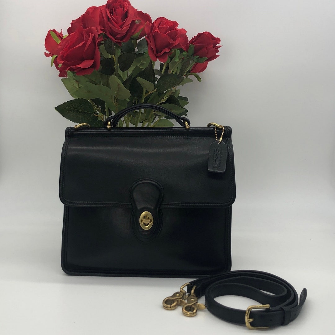 Vintage Coach Willis Bag 9927 Black 1997 Hungary - Etsy