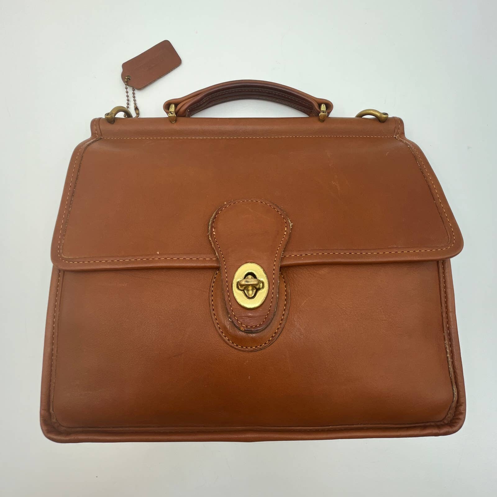 Vintage Coach Willis Bag 9927 British Tan USA - Etsy