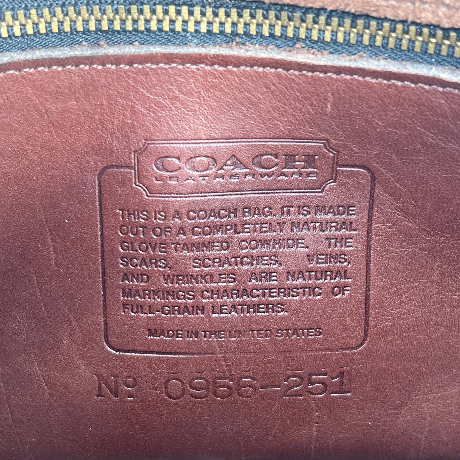 Vintage Coach Compartment Bag 9850 Mahogany Brown USA - Etsy
