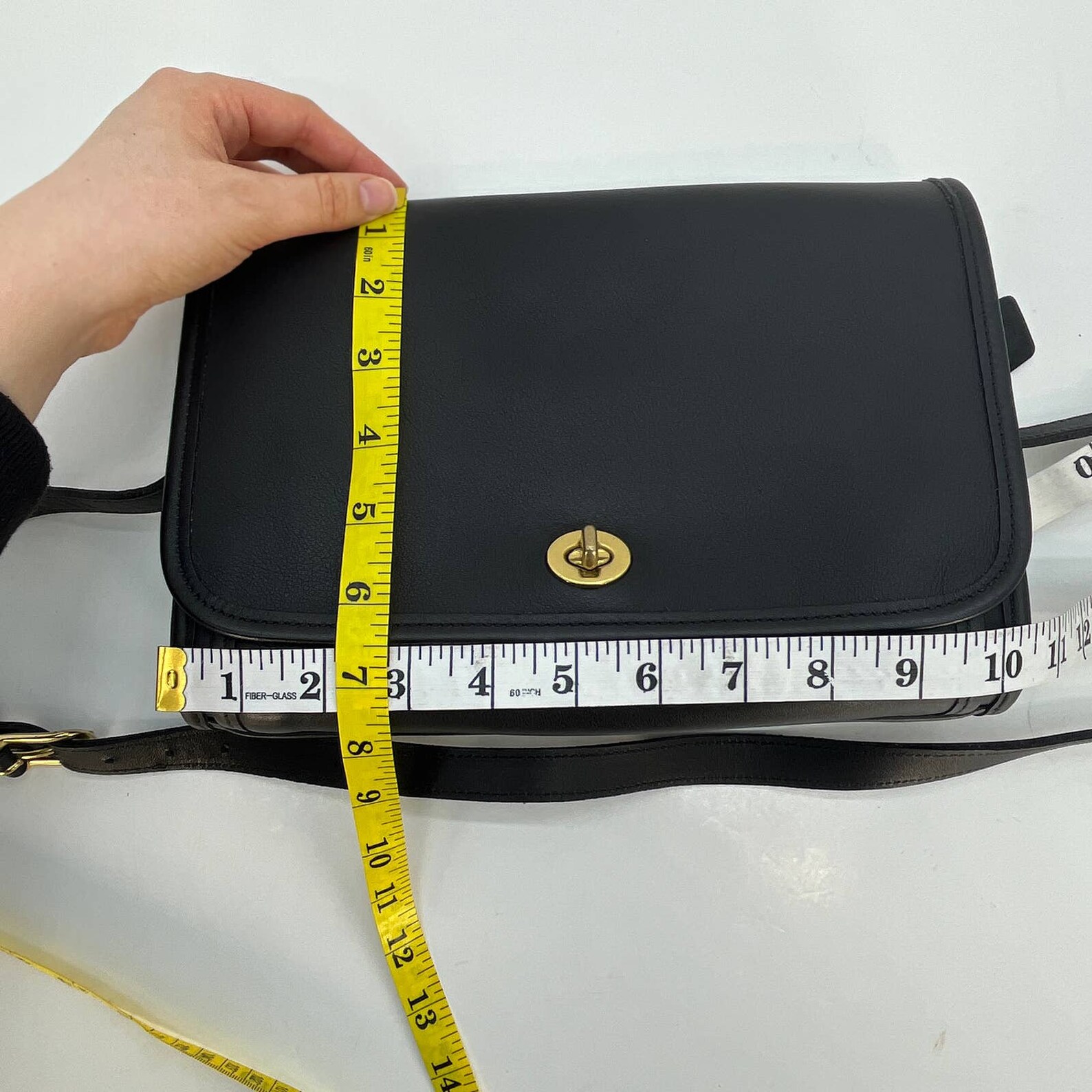 Vintage Coach Ridgefield Flap Bag 9812 Black USA 1999 - Etsy