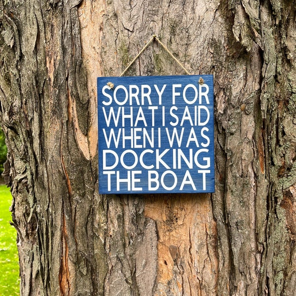 Boat Dock Sign - Etsy