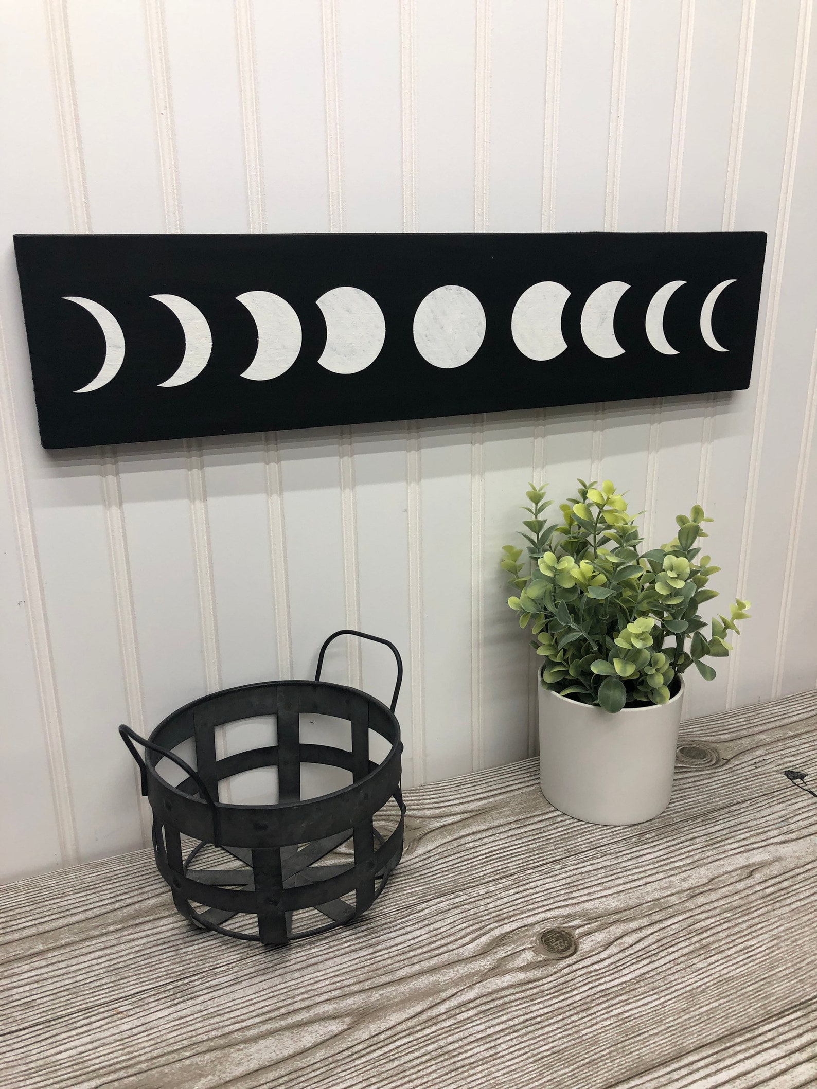 Phases of the Moon Wall Hanging Moon Home Decor Bedroom - Etsy