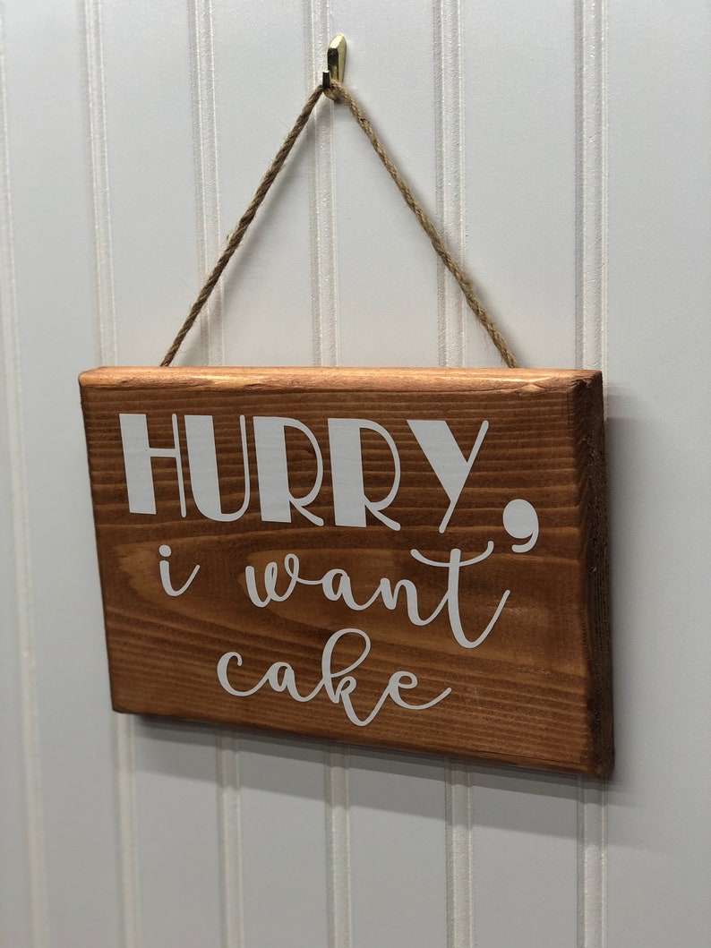 HURRY I Want Cake Ring Bearer Sign Ring Bearer Weddings - Etsy