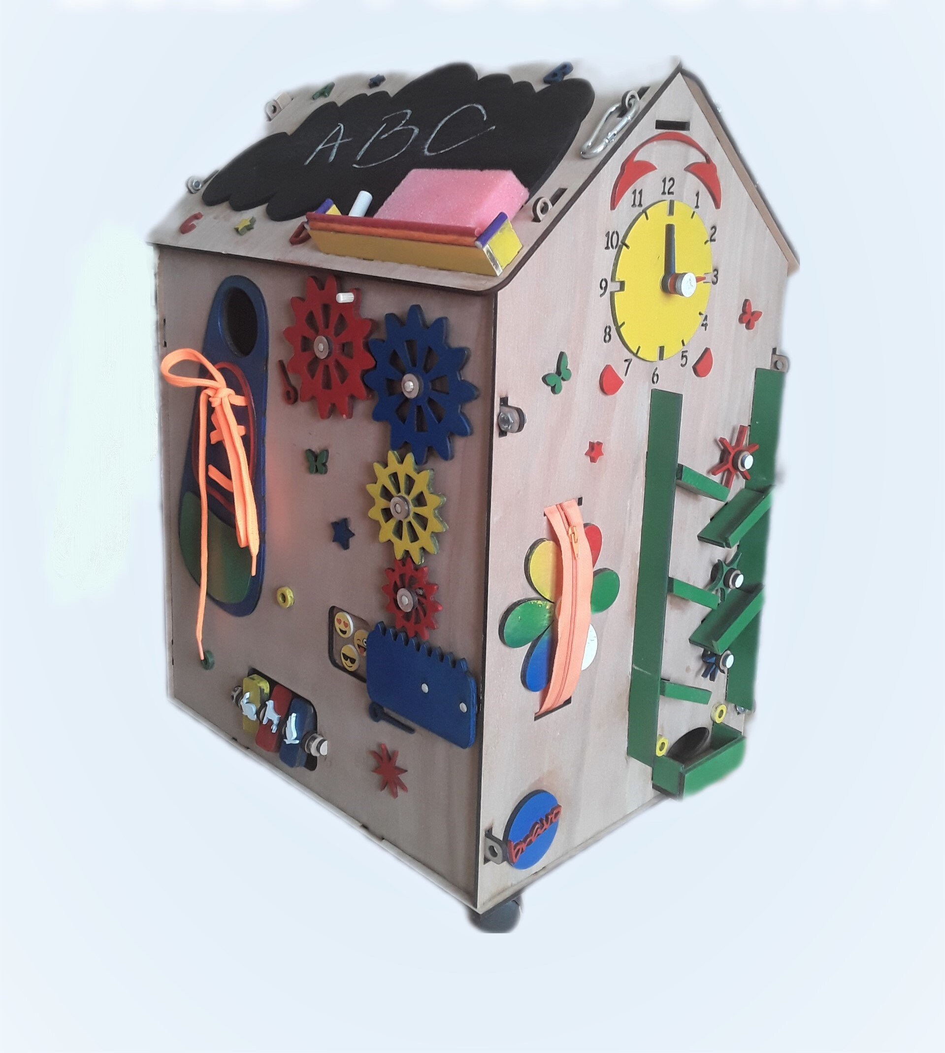 Laser Cut-activity Busy House Vector Files Cdr Ai Svg DIY Project ...