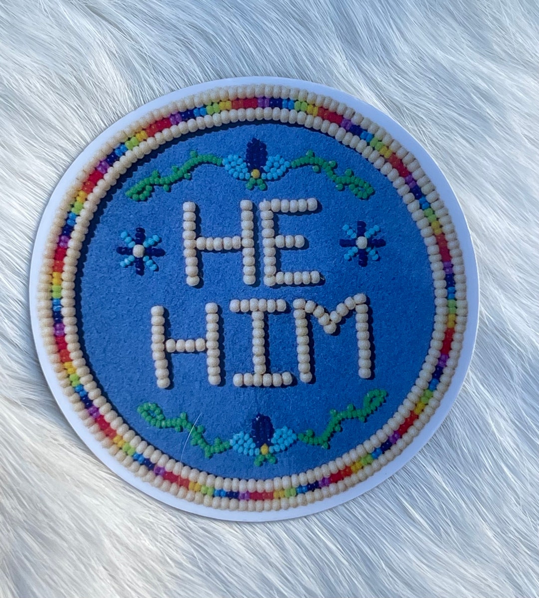 He/him Pronoun Sticker - Etsy