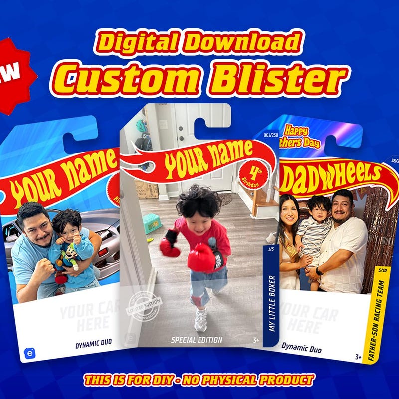 Hot Wheels Personalized - Etsy