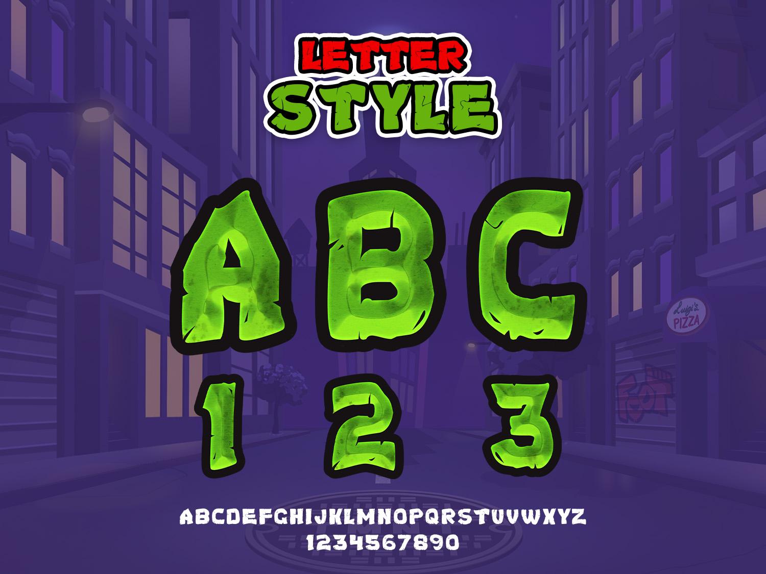 TMNT Style Custom Name Logo Personalized Ninja Turtles Birthday Design ...